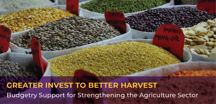 Greater Invest to Better Harvest - CRF India